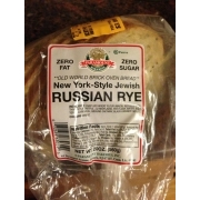 Paramount New York Style Jewish Russian Rye: Calories, Nutrition ...