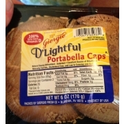 Giorgio D'Lightful Portabella Caps: Calories, Nutrition Analysis & More ...