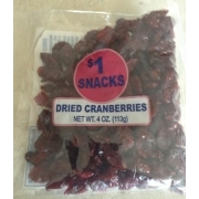 Amport Foods Dried Cranberries: Calories, Nutrition Analysis & More ...