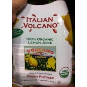 Italian Volcano 100% Organic Lemon Juice: Calories, Nutrition Analysis ...