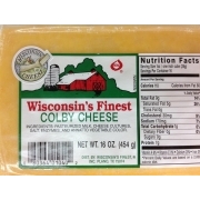 Wisconsin's Finest Colby Cheese: Calories, Nutrition Analysis & More ...