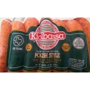 Kiolbassa Polish Style Smoked Sausage: Calories, Nutrition Analysis ...