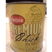 Crider Premium Chicken In Broth: Calories, Nutrition Analysis & More ...