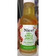 Nice! 100% Apple Juice: Calories, Nutrition Analysis & More | Fooducate