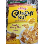 Kellogg's Crunchy Nuts, Golden Honey Nut Flakes: Calories, Nutrition ...