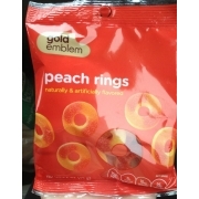 Gold Emblem Peach Rings: Calories, Nutrition Analysis & More | Fooducate