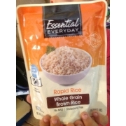 Essential Everyday Rapid Whole Grain Brown Rice: Calories, Nutrition ...
