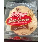 Tia Rosa Estilo Caseras, Homestyle Flour Tortillas: Calories, Nutrition ...