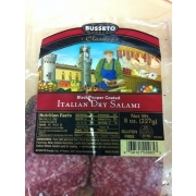 Busseto Black Pepper Coated Italian Dry Salami: Calories, Nutrition ...
