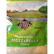 First Street Natural Finely Shredded, Low Moisture Park Skim Mozzarella ...