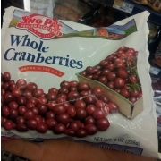 Sno Pac Frozen Vegetables Whole Cranberries: Calories, Nutrition ...