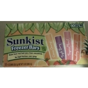Sunkist Freezer Bars, Pops: Calories, Nutrition Analysis & More | Fooducate