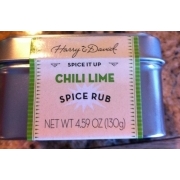 Harry;s David Chili Lime. Spice Rub: Calories, Nutrition Analysis ...