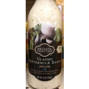 Private Selection Classic Buttermilk Ranch Dressing: Calories ...