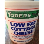 Yoder's Lowfat Cottage Cheese: Calories, Nutrition Analysis & More ...