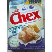 General Mills Chex Sweetened Rice Cereal, Vanilla: Calories, Nutrition ...