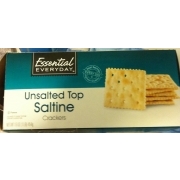 Essential Everyday Unsalted Top Saltine Crackers: Calories, Nutrition ...