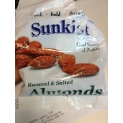 Sunkist Roasted & Salted Almonds: Calories, Nutrition Analysis & More ...