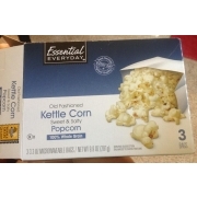 Essential Everyday Kettle Corn Sweet & Salty Popcorn: Calories ...