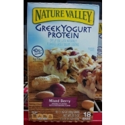 Nature Valley Greek Yogurt Protein Chewy Bar, Mixed Berry: Calories ...