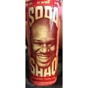 Shaq Strawberry Cream Soda: Calories, Nutrition Analysis & More | Fooducate