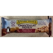 Nature Valley Greek Yogurt Protein Mixed Berry Bar: Calories, Nutrition ...