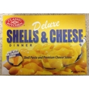 Classic Kitchen Deluxe Shells & Cheese Dinner: Calories, Nutrition ...