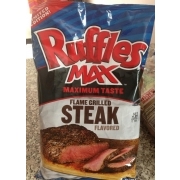 Ruffles Max Flame Grilled Steak Flavored Chips: Calories, Nutrition ...