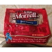 John Morrell Beef Franks: Calories, Nutrition Analysis & More | Fooducate