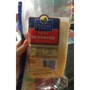 Great Lakes Cheese Muenster, Sliced Natural Cheese: Calories, Nutrition ...