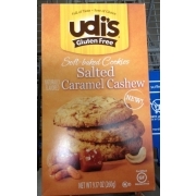 Udi's Gluten Free Salted Caramel Cashew Soft-Baked Cookies: Calories ...