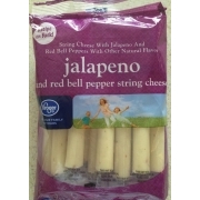 Kroger Jalapeno and Red Bell Pepper String Cheese: Calories, Nutrition ...