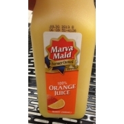 Marva Maid 100% Orange Juice: Calories, Nutrition Analysis & More ...