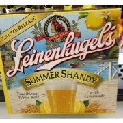 Leinenkugel's Summer Shandy, Traditional Beer, With Lemonade: Calories ...