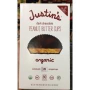 Justin's Dark Chocolate Peanut Butter Cups: Calories, Nutrition ...