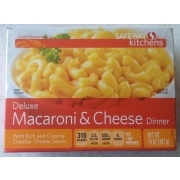 Safeway Kitchens Deluxe Macaroni & Cheese Dinner: Calories, Nutrition ...