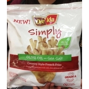 Ore Ida Simply Country Style French Fries: Calories, Nutrition Analysis ...