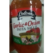 Colonna Pasta Sauce, Garlic & Onion: Calories, Nutrition Analysis ...