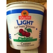ShopRite Fat Free Yogurt, Cherry: Calories, Nutrition Analysis & More ...