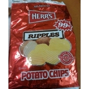 Herr's Ripples Potato Chips: Calories, Nutrition Analysis & More ...