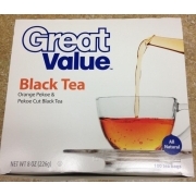 Great Value Black Tea: Calories, Nutrition Analysis & More | Fooducate