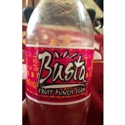 Busta Fruit Punch Soda: Calories, Nutrition Analysis & More | Fooducate