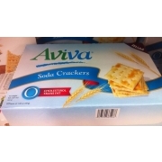 Aviva Soda Crackers: Calories, Nutrition Analysis & More | Fooducate