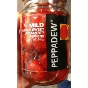 Peppadew Mild, Whole Sweet, Piquante, Peppers: Calories, Nutrition ...