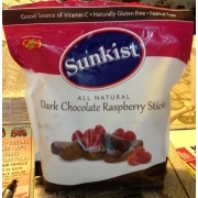 Sunkist Dark Chocolate Raspberry Sticks: Calories, Nutrition Analysis ...