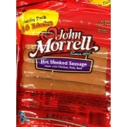 John Morrell Sausage, Hot Smoked: Calories, Nutrition Analysis & More ...