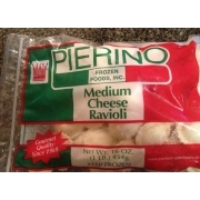 Pierino Frozen Foods Cheese Ravioli, Medium: Calories, Nutrition ...