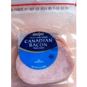 Meijer Canadian Bacon: Calories, Nutrition Analysis & More | Fooducate