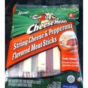 Frigo Cheese Heads String Cheese & Pepperoni Flavored Meat Sticks ...