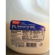 Winco Foods Milk, 2% Reduced Fat: Calories, Nutrition Analysis & More ...